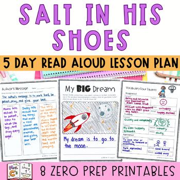 Salt In His Shoes Michael Jordan Read Aloud And Activities Tpt