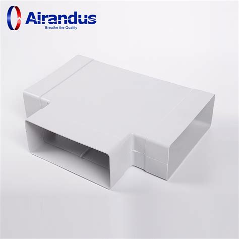 Rectangular Plastic Duct And Fittings Tee Zengo
