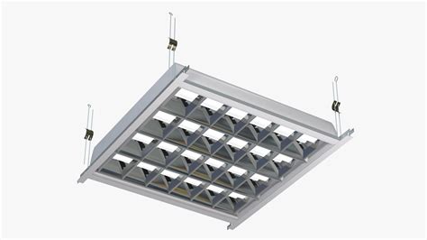 Led Grid Ceiling Light On 3d Model 24 3ds Blend C4d Fbx Max Ma Led Grid Ceiling Light On 3d Model 24 3ds Blend C4d Fbx Max Ma
