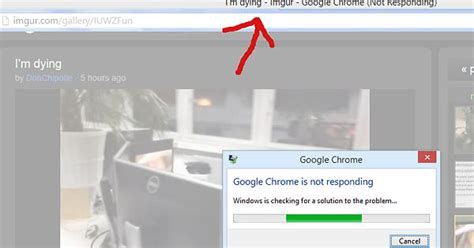 So Chrome Crashed And I Thought It Was Kinda Funny How Dramatic The