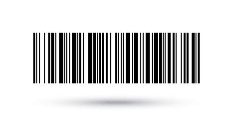 Bar Code Label Template Isolated On White Vector Image
