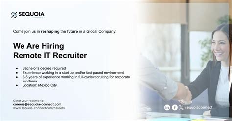 Sequoia Connect On Linkedin Remote It Recruiter 98414 Sequoia Connect