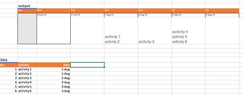 Excel Filter Calendar Values From Data Stack Overflow