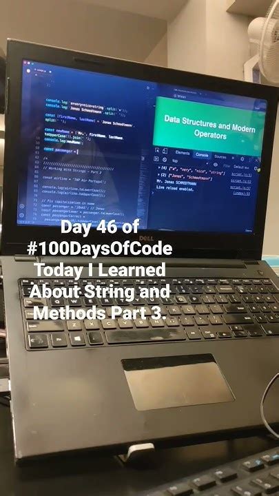 Day 46 Of 100daysofcode Today I Learned About String And Methods Part