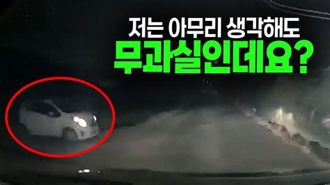 20694회 보험사에서는 직진한 제 과실이 있다고 하는데 저는 아무리 생각해도 무과실 같습니다 Youtube