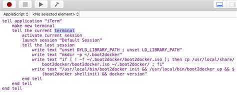 Applescript Expected End Of Line But Found Identifier For Terminal