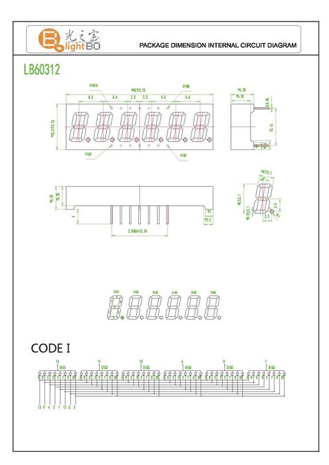 6 Digit Led Display6 Digit 7 Segment6 Digit Small Size Led Display6