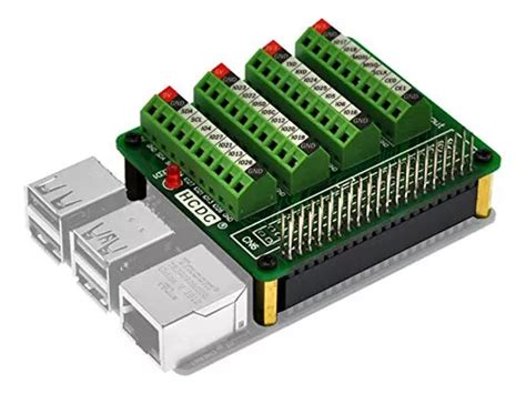 Gorra Rpi Gpio Terminal Block Breakout Para Raspberry Pi Cuotas Sin Interés