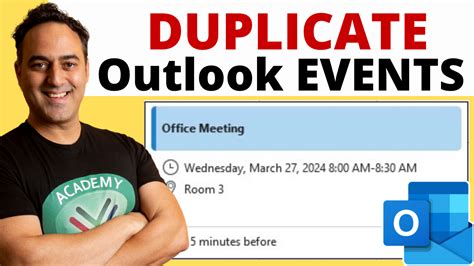 easily duplicate outlook calendar events and meetings myexcelonline