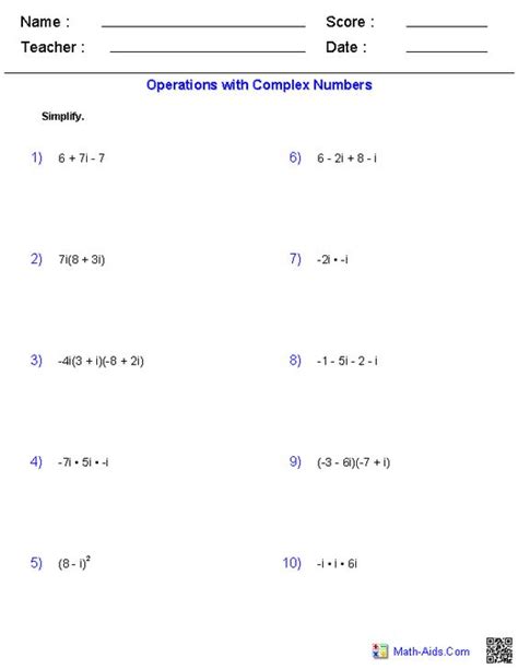C Program To Add Subtract Multiply And Divide Complex Numbers