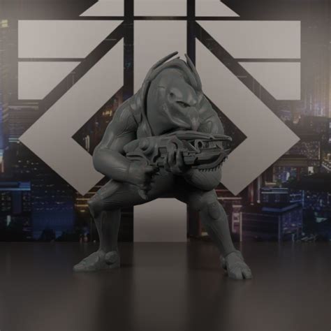 👽 The Xcom Series Muton 2 Poses・ Stl File For 3d Printing・cults