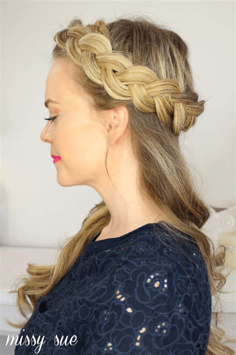 Half Crown Braid Tutorial