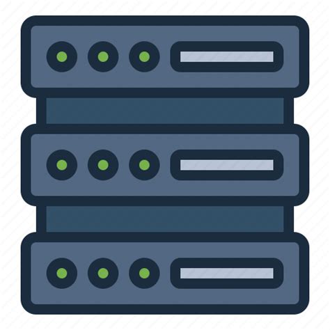 server web website hosting internet network computing icon