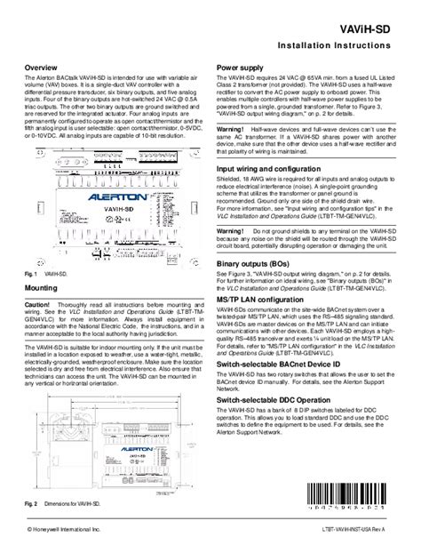 Alerton Device Database