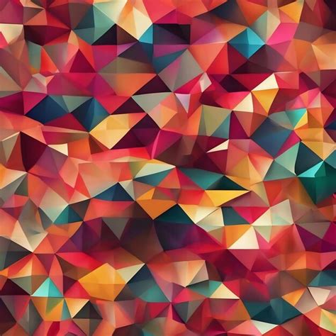 Premium Ai Image Polygonal Pattern Design Polygonal Background
