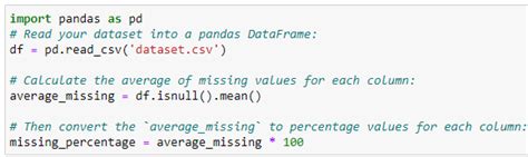 Phases🌱🔄 On Twitter Steps To Get The Percentage Of A Null Data In
