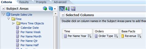 Obiee In Il Obiee Selecting Columns Dynamically Part2 Simple Prompt
