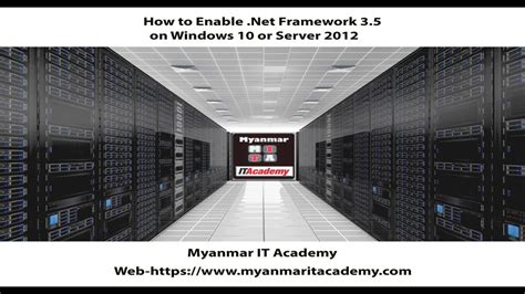 How To Enable Net Framework 3 5 On Windows 10 Or Server 2012 YouTube