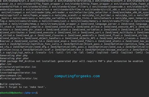 Build And Install Php 87 On Ubuntu 1804 Bionic Beaver