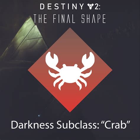 I Present To You The Final Darkness Subclass Crab Rdestiny2