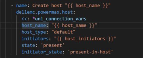 Creating Hosts And Host Groups Dell Powermax Ansible Modules Best