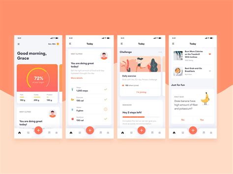 Patient Plus Ui Ux Design Mobile App Images Behance Keski