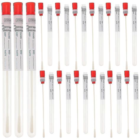 50 Sets Disposable Collection Swabs Sterile Swabs Lab Swab Sampling Accessory Hao Fruugo Uk