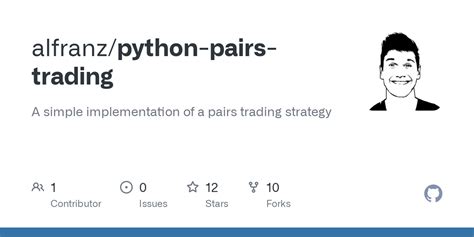GitHub Alfranz Python Pairs Trading A Simple Implementation Of A Pairs Trading Strategy
