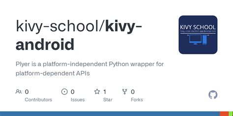 Github Kivy Schoolkivy Android Plyer Is A Platform Independent
