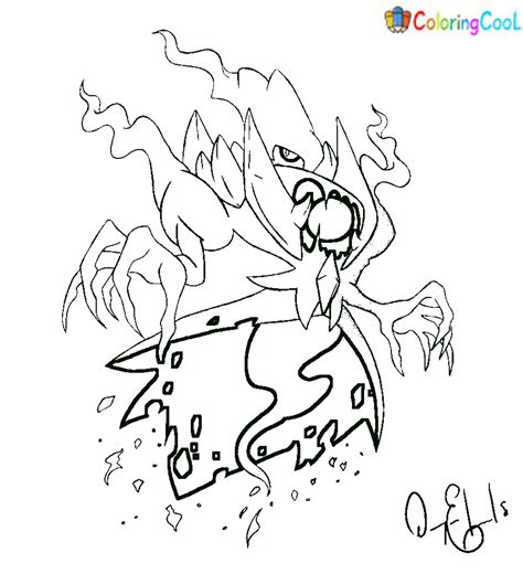 Darkrai Coloring Pages Coloring Cool