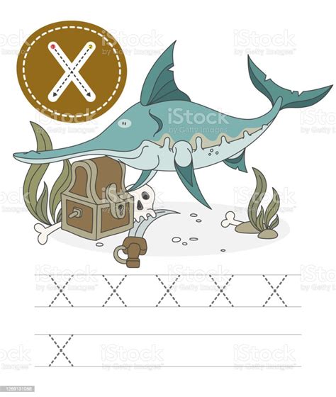 편지를 쓰는 법을 배우십시오 N 아이들을위한 운동 게임의 세트에서 실용적인 시트 편지와 만화 재미있는 물 주민 알파벳의 철자를 철자합니다 아동 발달 및 교육 나르할 벡터