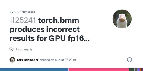 Torch Bmm Produces Incorrect Results For GPU Fp Tensors With Batch Size Issue