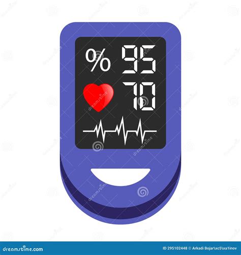 Oximeter Vector Icon Finger Pulse Monitoring Device Cartoondealer Oximeter Vector Icon Finger Pulse Monitoring Device Cartoondealer