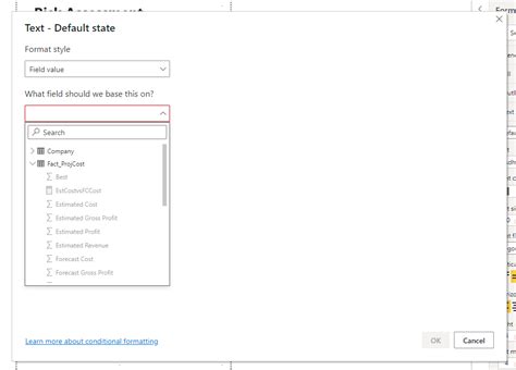 Why Are Fields In Greyed Out When I Try To Add Tex Microsoft Fabric Community