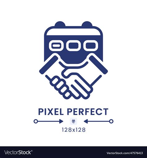 Scheduling Service Black Solid Desktop Icon Vector Image