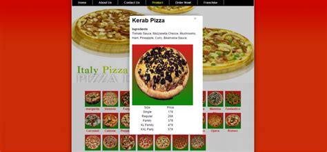 Pizza Ordering And Franchising System PHP MySql Source Code I Want Source Codes