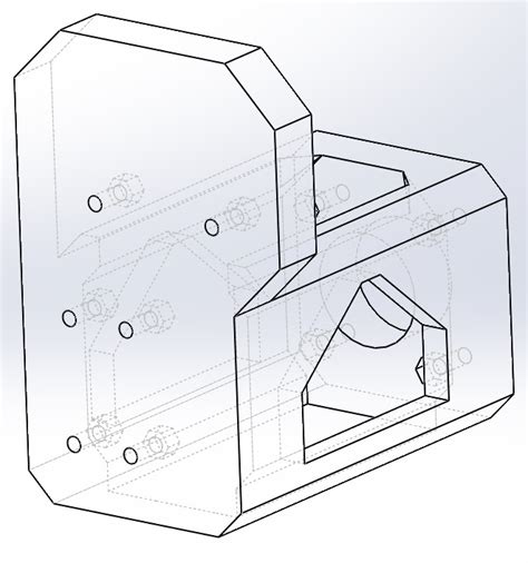 ender 6 pro filament run out sensor offset block for use with eibos