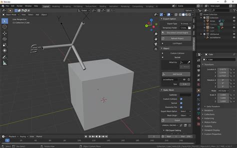 socket system · issue 8 · anasrar blender ue4 workspace · github