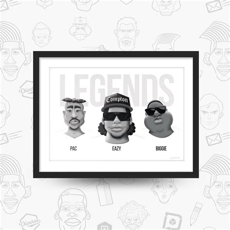 2pac Biggie Eazy E Drawing