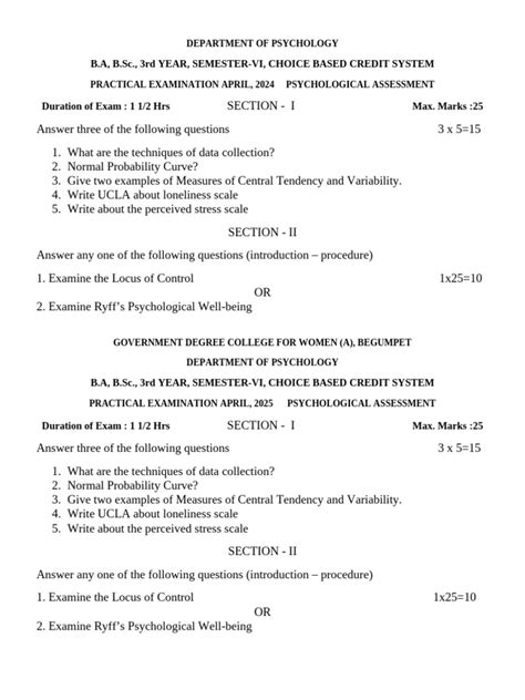 Practical Paper Sem Vi Pdf