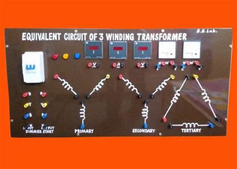Equivalent Circuit Of A 3 Winding Transformer At ₹ 30000 Electrical Laboratory Equipment In