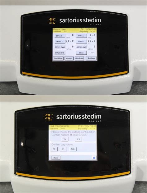 Sartorius Biostat Rm 20 50 Basic Rocker Wave Bioreactor With Lid And Heaters