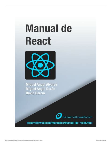 Guía Completa De React Introducción Al Manual De Reactjs Pdf