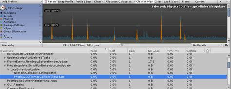 Unity Unity2d Tilemap Collider Update Optimization Game Development