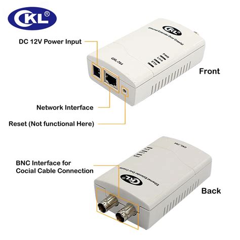 KM High Quality Multifunction Rj Ethernet Extender IP Data CCTV Transmission Over Coaxial