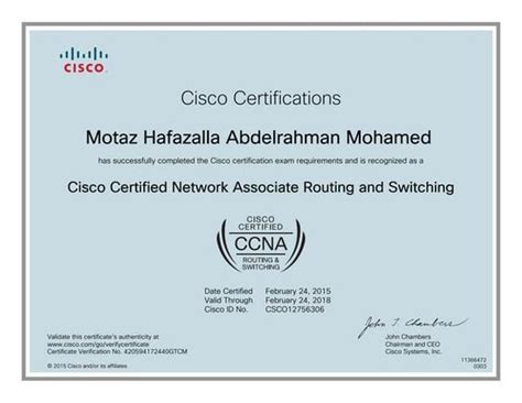 Ccna Certificate Ppt