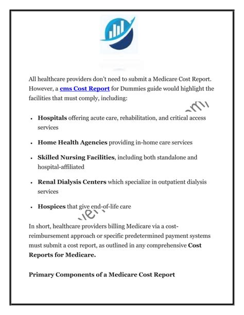 Simplified Cms Cost Reports What Providers Need To Know Pdf