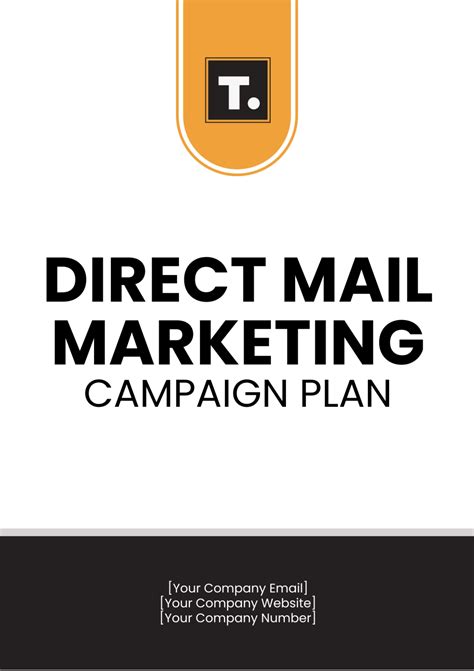 Free Direct Mail Marketing Campaign Plan Template To Edit Online