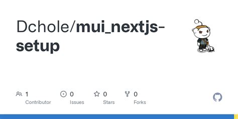 Github Dcholemuinextjs Setup
