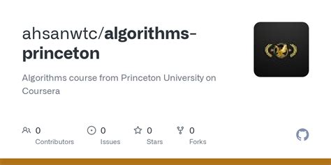 Github Ahsanwtcalgorithms Princeton Algorithms Course From
